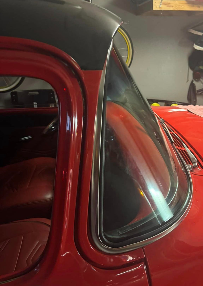 1955-1959 Front Deluxe Stainless Windshield Molding and Rubber ...