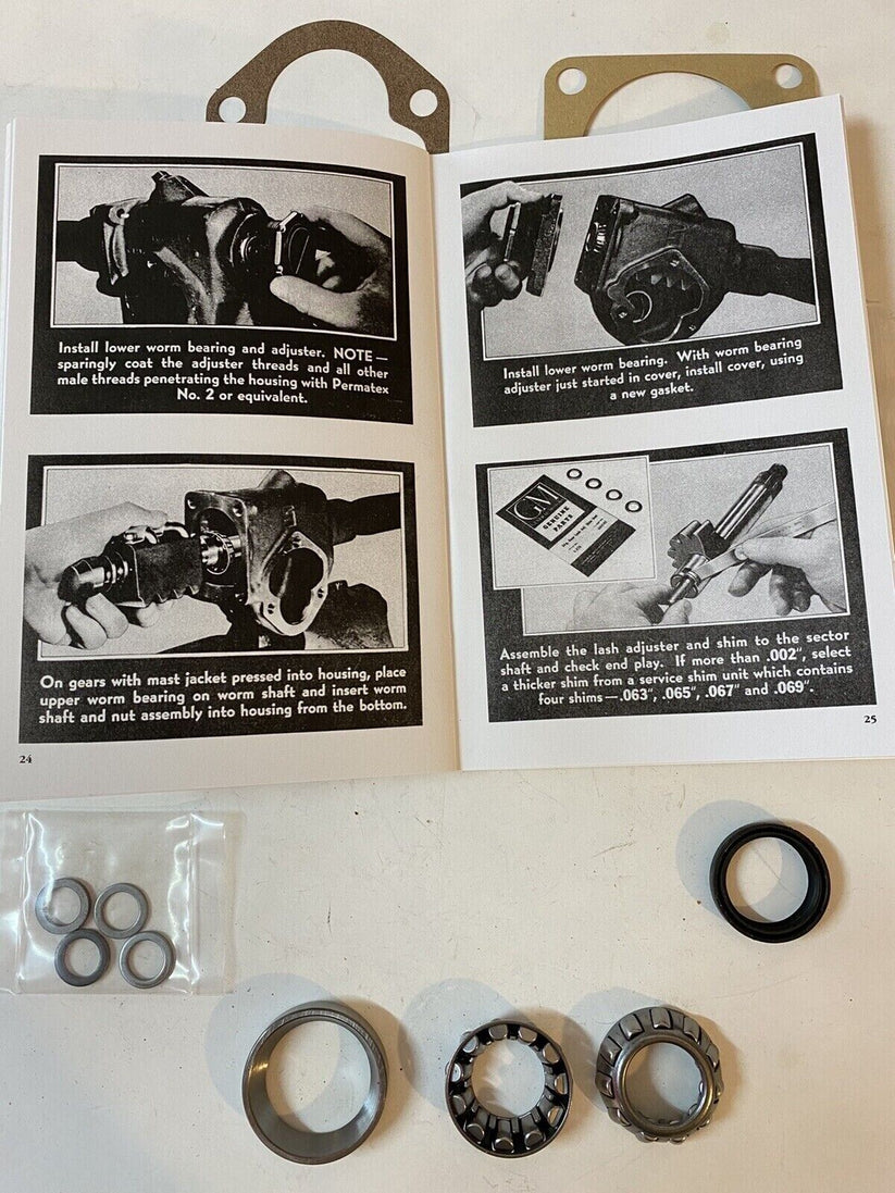 STEERING BOX REBUILD KIT CHEVY GMC TRUCK 1947 - 1954 Complete – Quality Classic Parts