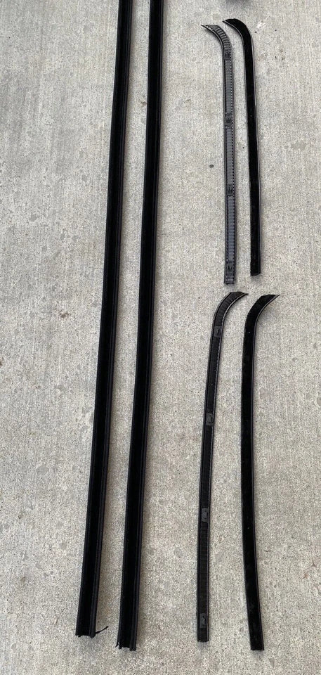 USA Made Window Sweeps Felt Kit Weatherstrip 1955 1959 Chevy GMC Truck ...